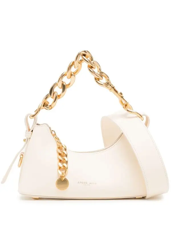 APEDE MOD Chain-detail Leather Shoulder Bag