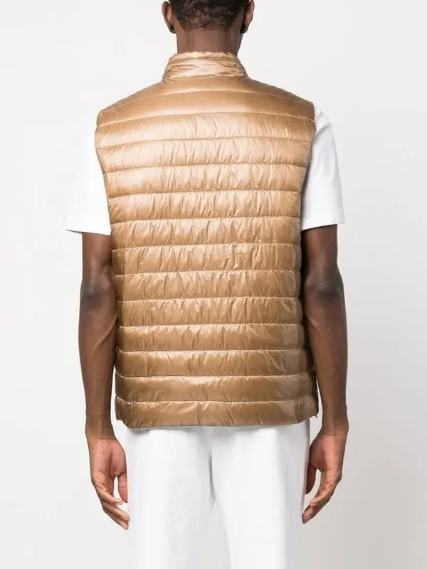 Herno Reversible Padded Down Gilet - Brown