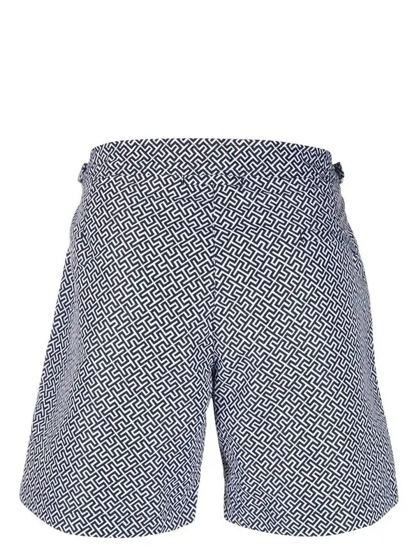 Orlebar Brown Bulldog Narin Graphic-print Swim Shorts - Blue