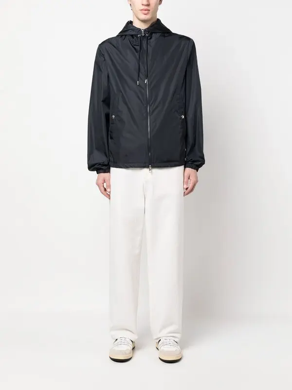 Moncler Grimpeurs Lightweight Hooded Jacket - Blue