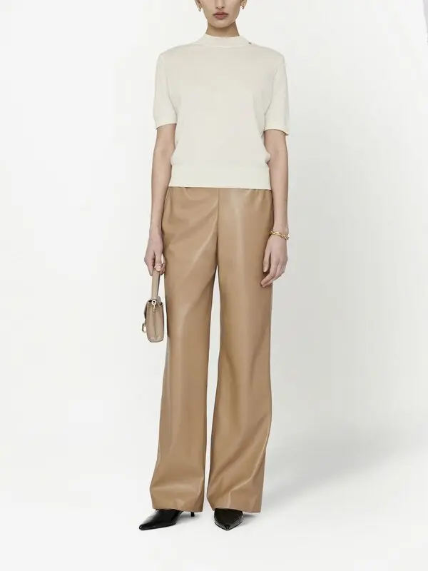 ANINE BING Koa Faux-leather Pants