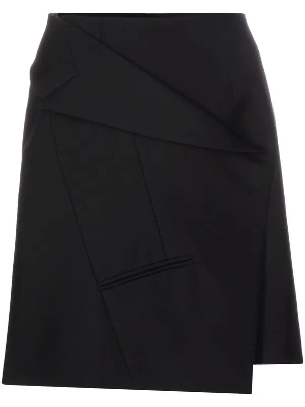 Alexander McQueen Asymmetric Miniskirt