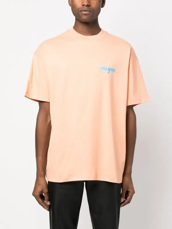 MSGM Logo-print T-shirt