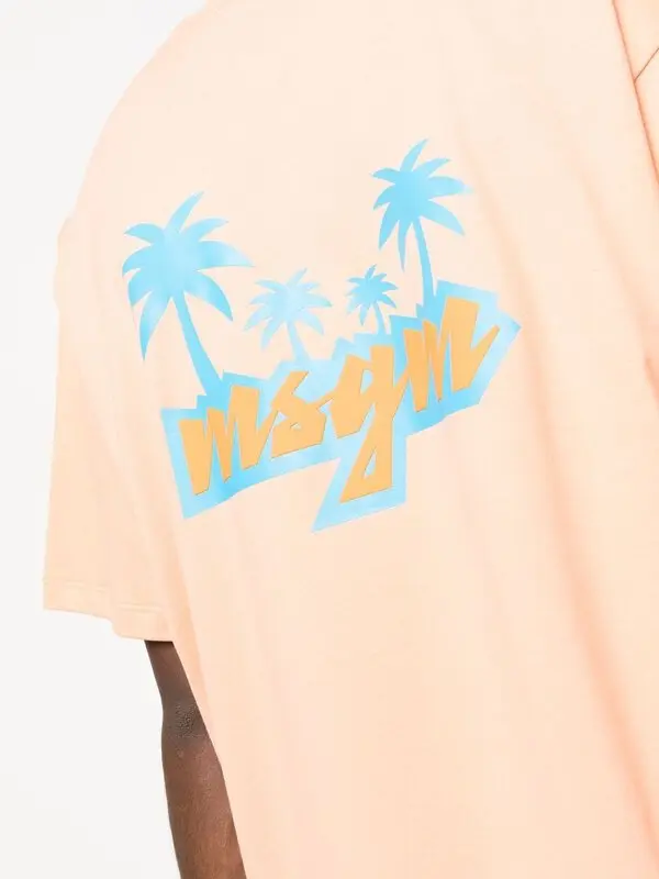 MSGM Logo-print T-shirt