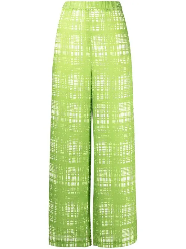 Mihara Yasuhiro Check Pattern Trousers