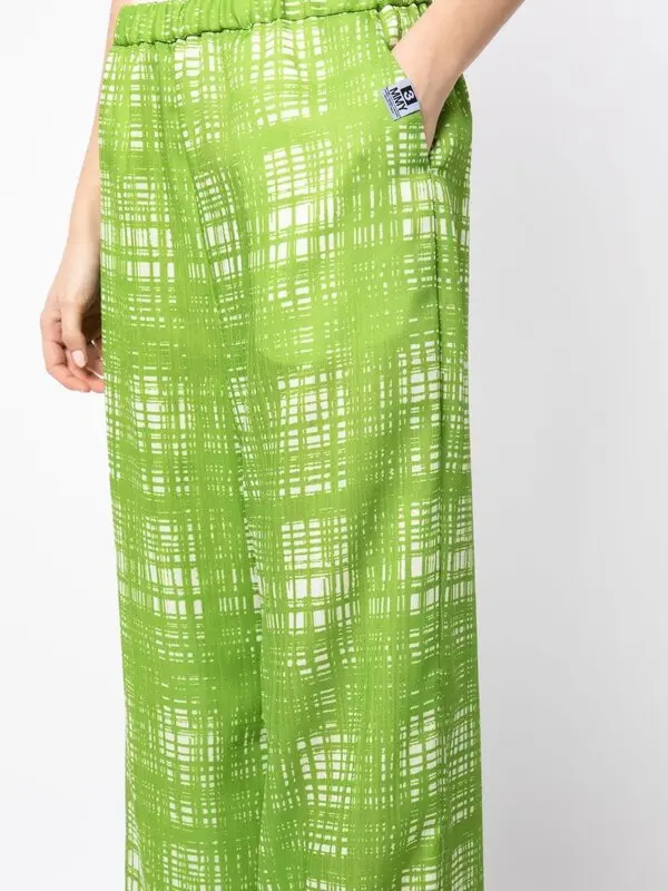 Mihara Yasuhiro Check Pattern Trousers
