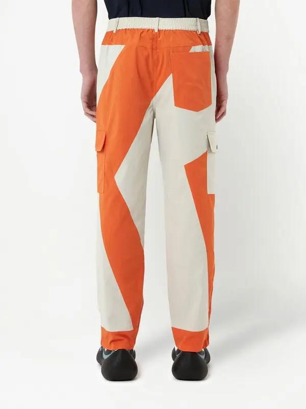 JW Anderson Colour-block Straight-leg Trousers
