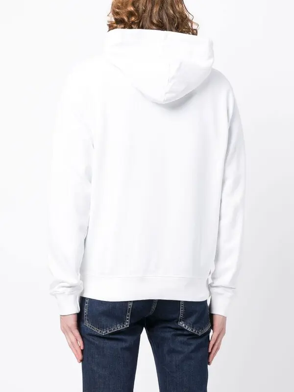 Dsquared2 Logo-print Cotton Hoodie - White