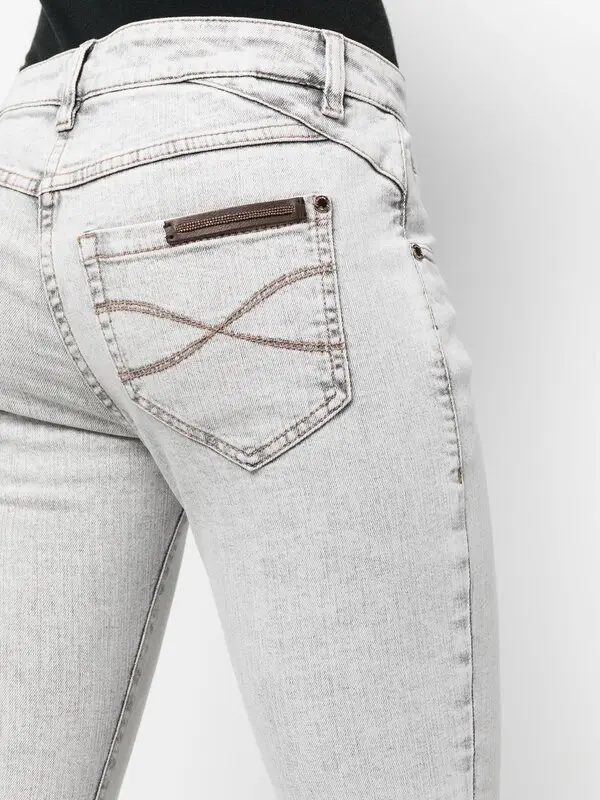Brunello Cucinelli Faded Skinny Jeans