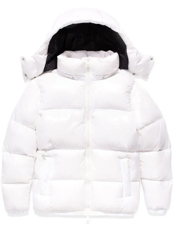 PURPLE BRAND Logo-print Puffer Jacket