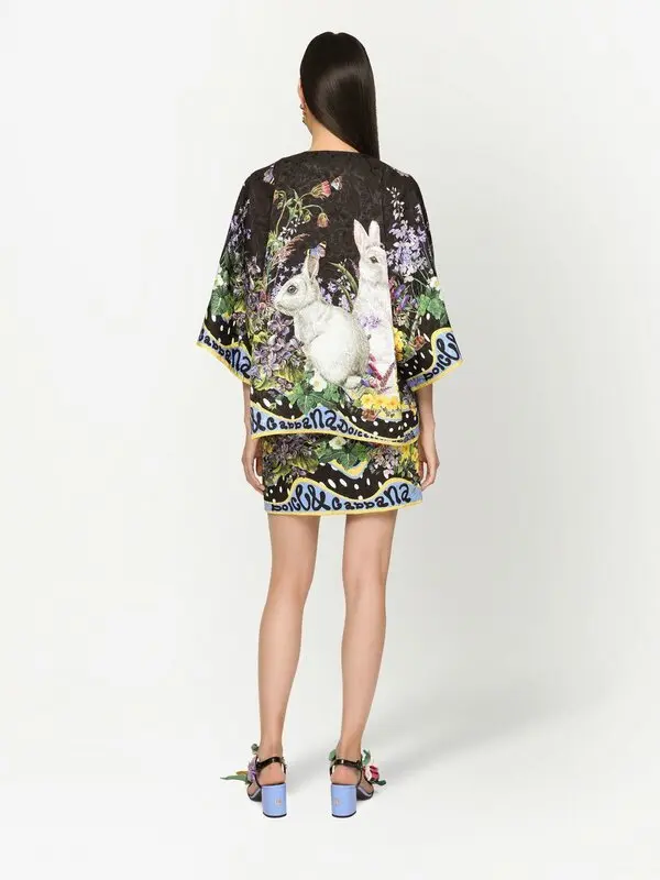 Dolce & Gabbana Graphic-print Mini Skirt