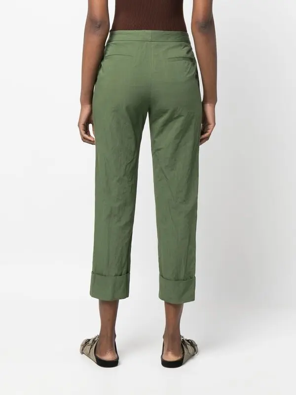 Fabiana Filippi Front-fastening Trousers - Green