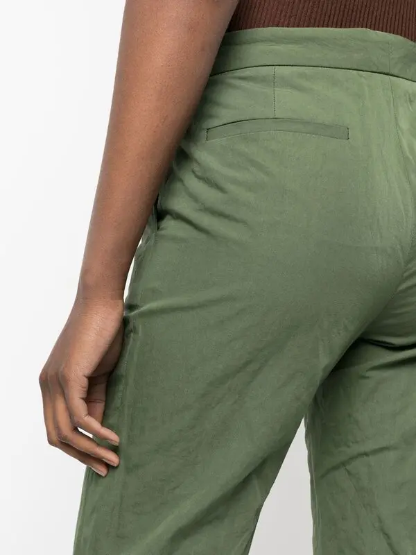 Fabiana Filippi Front-fastening Trousers - Green