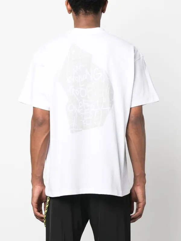 OBJECTS IV LIFE Graphic-print Crew-neck T-shirt - White