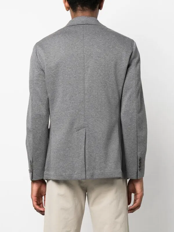 Polo Ralph Lauren Single-breasted Cotton-blend Blazer - Grey