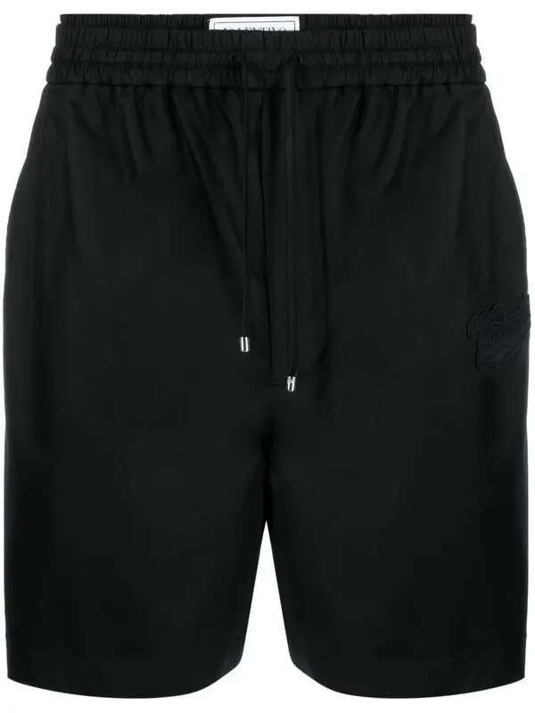 Valentino Garavani Logo-patch Drawstring Shorts