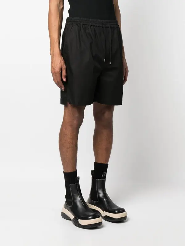 Valentino Garavani Logo-patch Drawstring Shorts