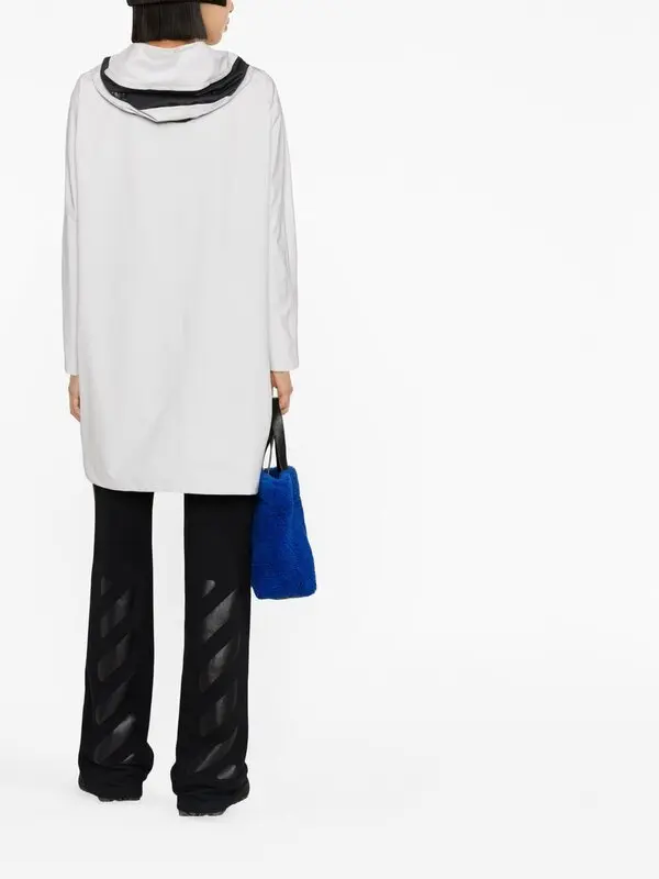 Herno Hooded Zip-fastening Coat - Grey