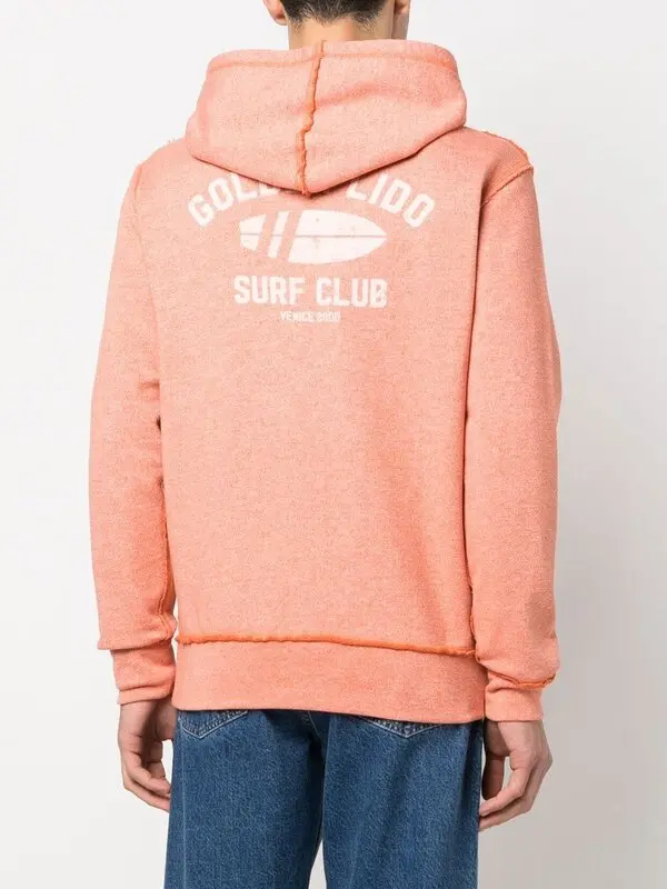 GOLDEN GOOSE Logo-print Drawstring Hoodie