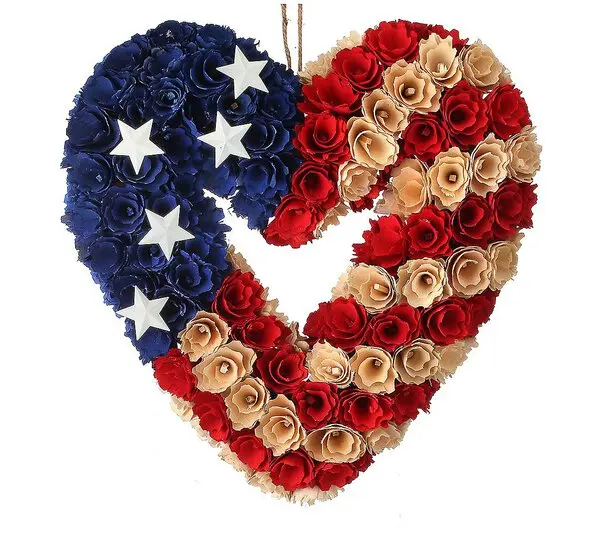 VALERIE PARR HILL Heart Independence Wreath 13 Valerie - One-color