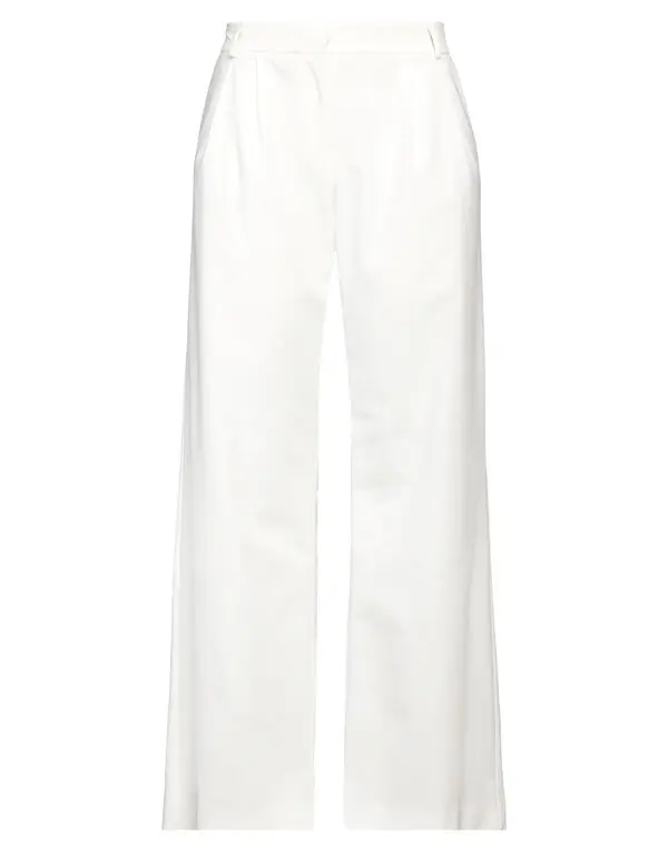 ANIYE BY Flared High Waisted Pants - White