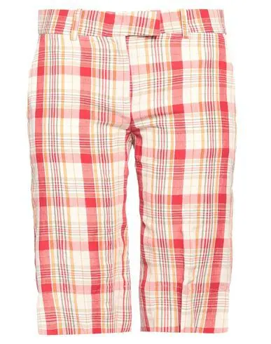 SEMICOUTURE Tartan Bermuda Shorts - Red