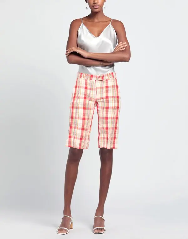 SEMICOUTURE Tartan Bermuda Shorts
