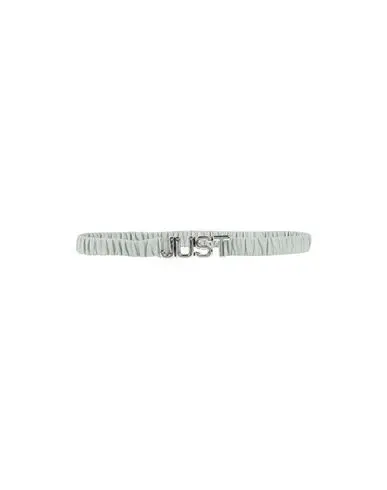 Just Cavalli Leather Belt - Sage Green