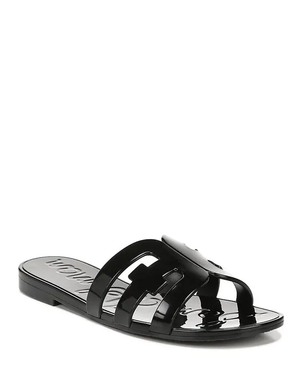Sam Edelman Bay Jelly Slide Sandals - Black
