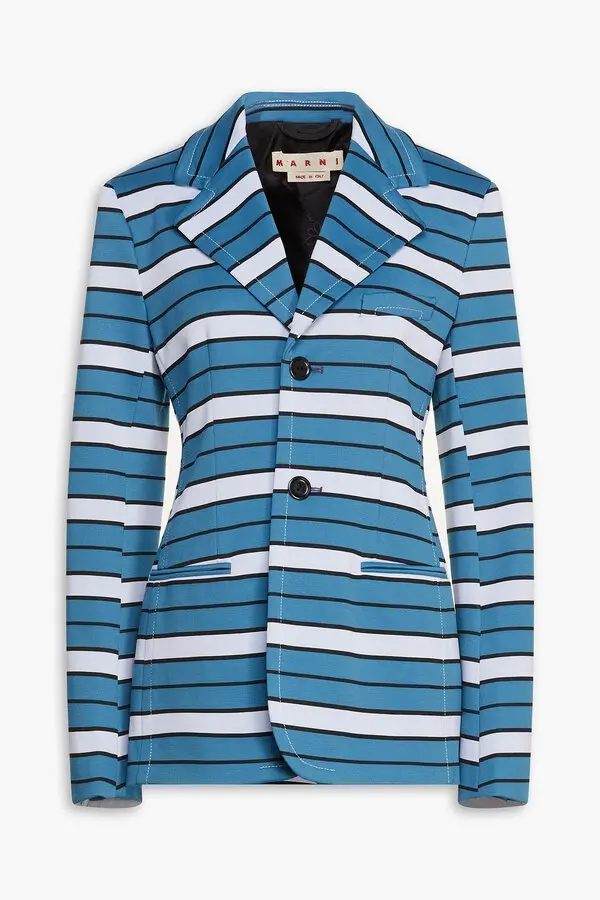 Marni Striped Ponte Blazer