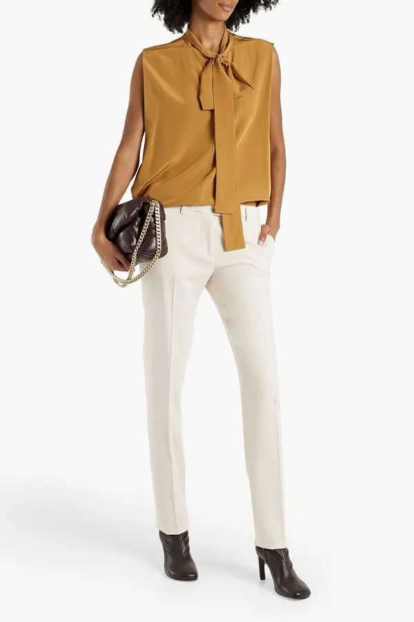 Etro Wool-blend Straight-leg Trousers