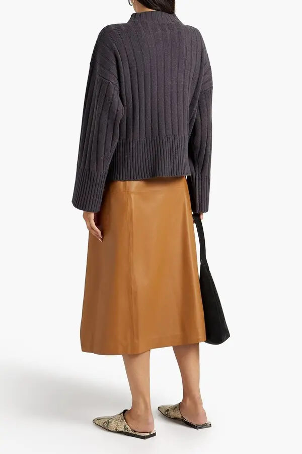 Equipment Gianna Ribbed Wool And Cashmereblend Sweater