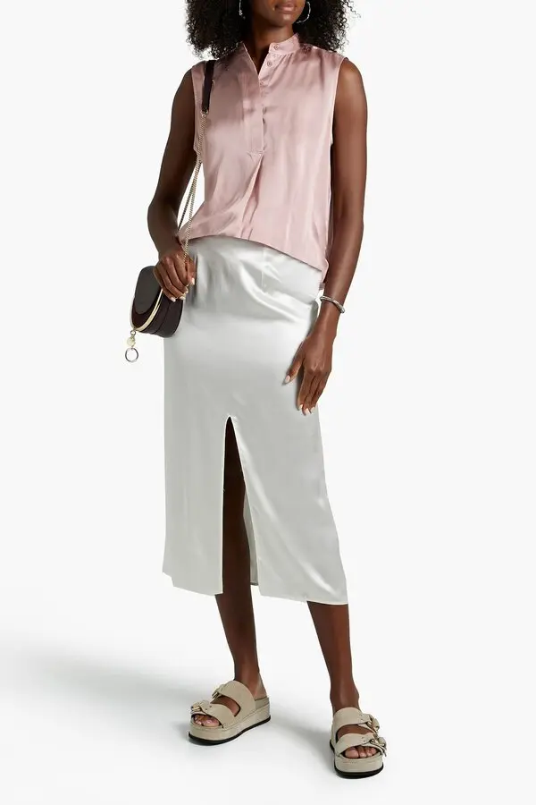 Equipment Therese Silksatin Top