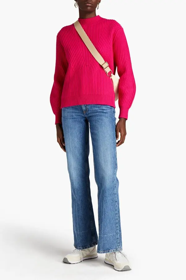 Chinti & Parker Ribbed Wool And Cashmere-blend Sweater