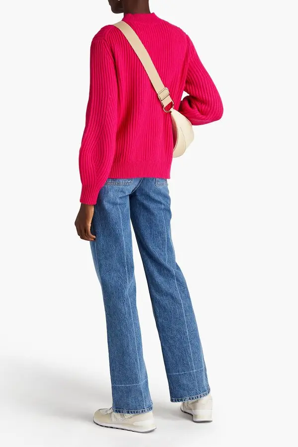 Chinti & Parker Ribbed Wool And Cashmere-blend Sweater