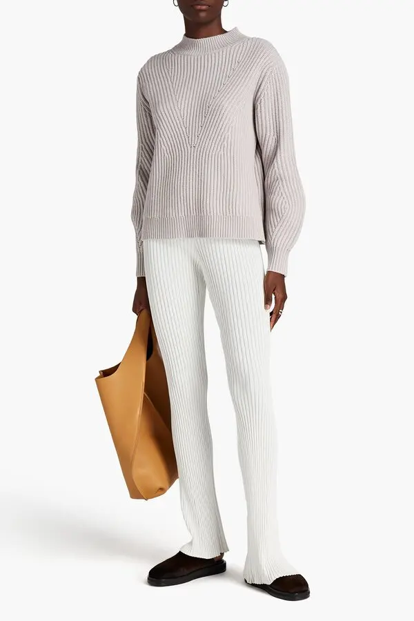 Chinti & Parker Ribbed Wool And Cashmereblend Sweater