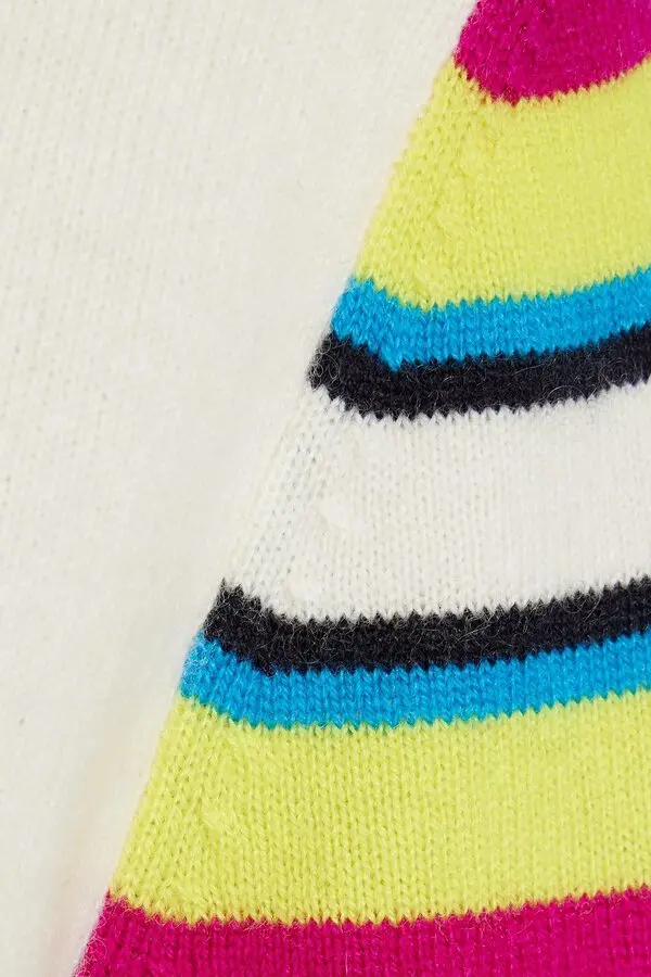 Chinti & Parker Striped Wool And Cashmereblend Sweater