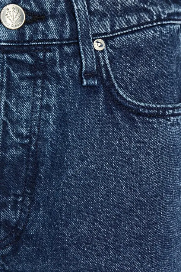 Rag & Bone Maya Cropped Highrise Wideleg Jeans