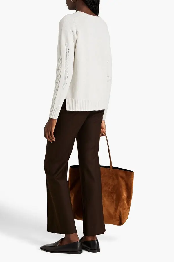 Autumn Cashmere Cableknit Cashmere Sweater