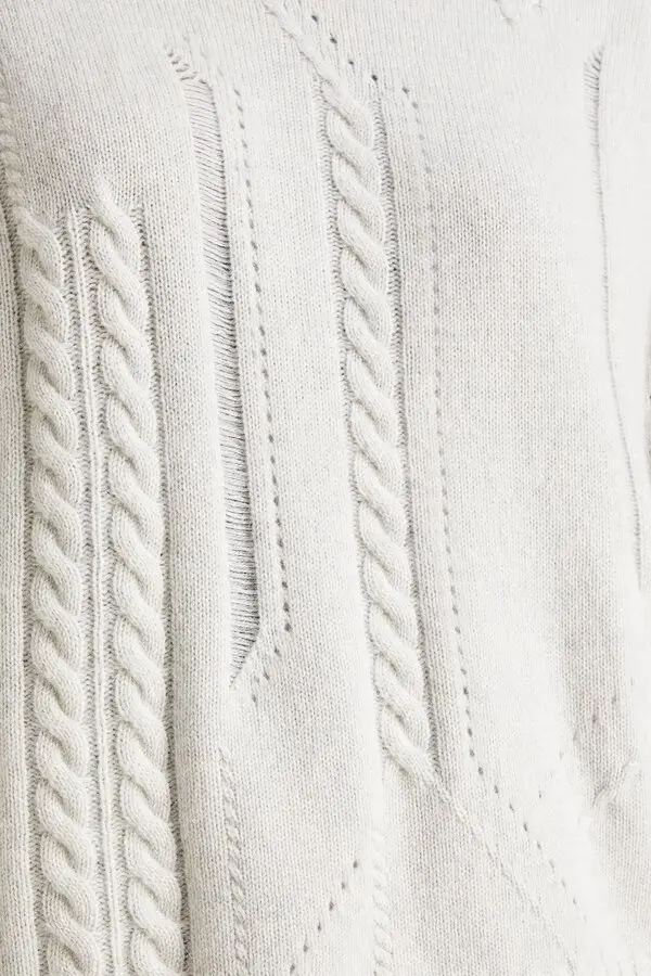 Autumn Cashmere Cableknit Cashmere Sweater