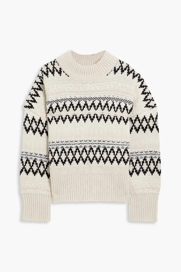 Rag & Bone Willow Fair Isle Wool Sweater