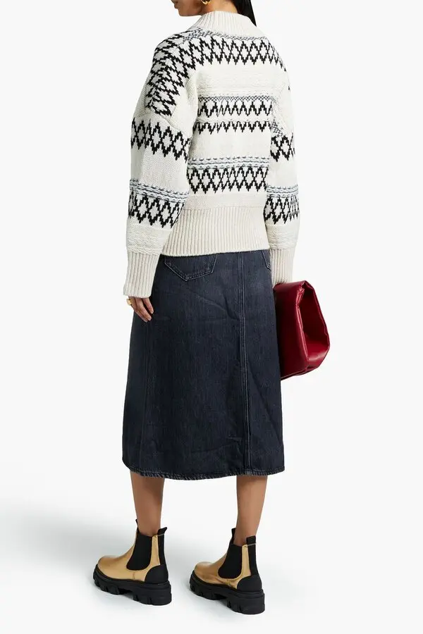 Rag & Bone Willow Fair Isle Wool Sweater