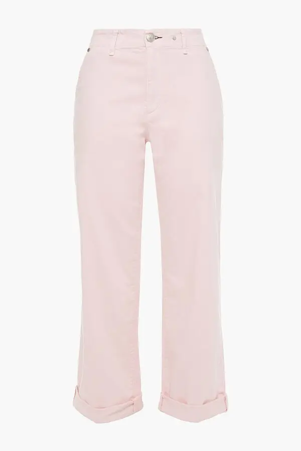 Rag & Bone Cropped Cottonblend Twill Straightleg Pants