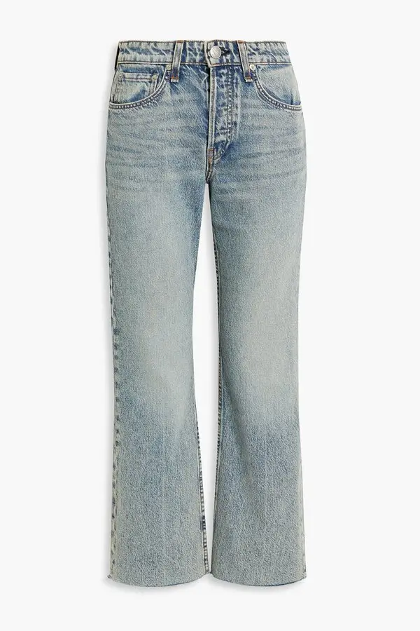 Rag & Bone Maya Faded Highrise Kickflare Jeans