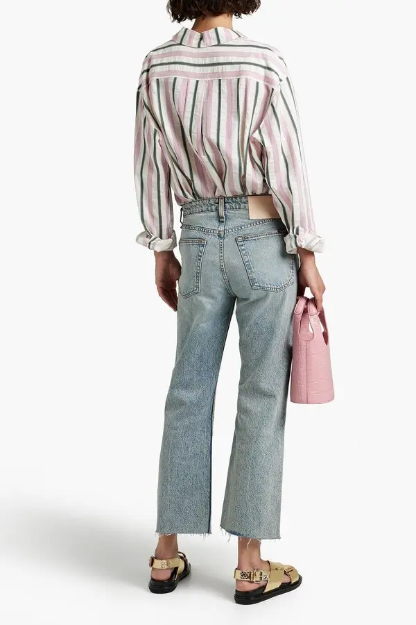 Rag & Bone Maya Faded Highrise Kickflare Jeans