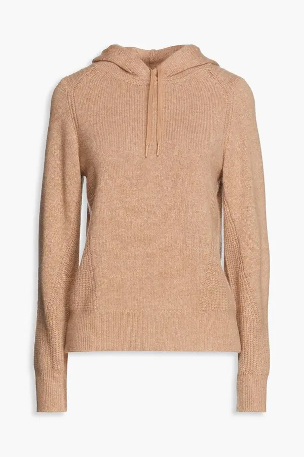 Rag & Bone Pierce Mélange Ribbed Cashmere Hoodie
