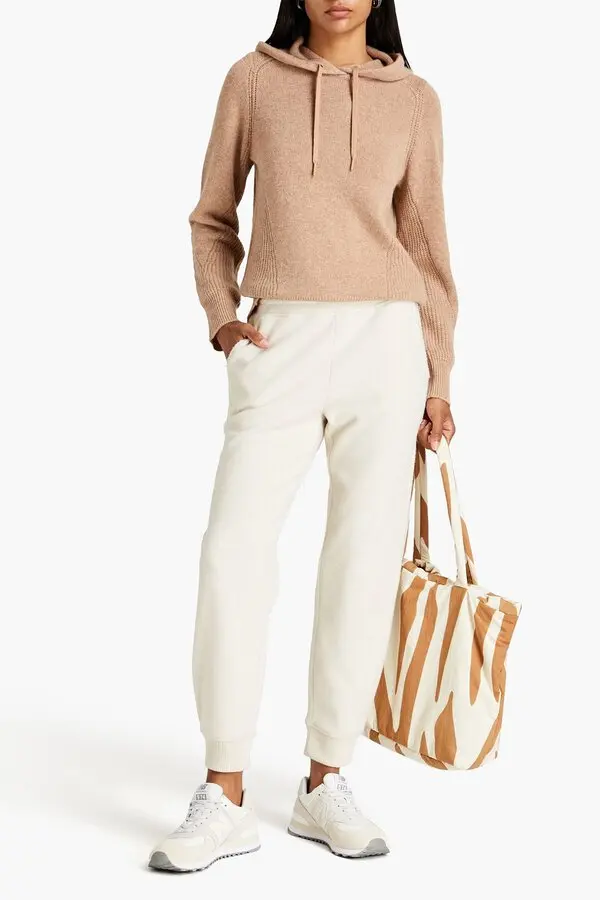 Rag & Bone Pierce Mélange Ribbed Cashmere Hoodie