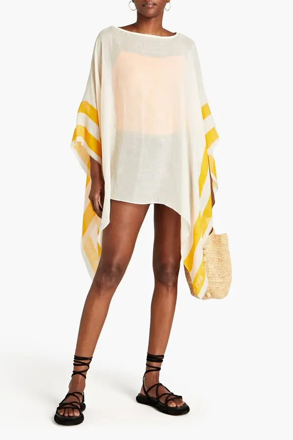 Rag & Bone Hera Printed Slub Gauze Kaftan