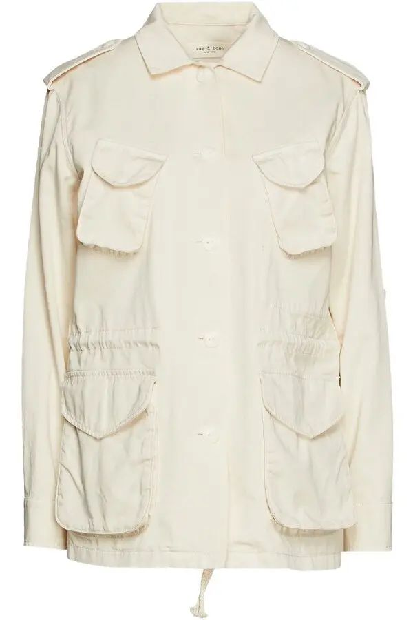 Rag & Bone Ohara Cotton Jacket - Ecru