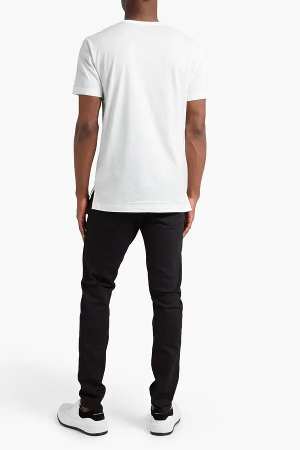 Dolce & Gabbana Embroidered Cottonjersey Tshirt